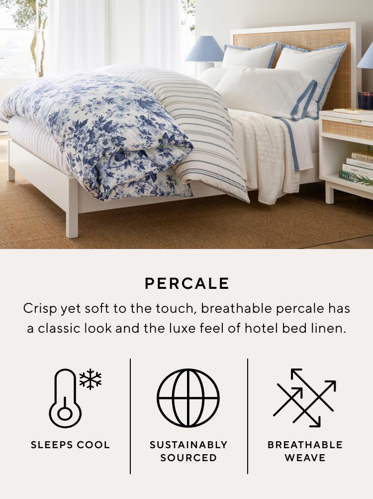 Percale Bed Linen - Pottery Barn Australia