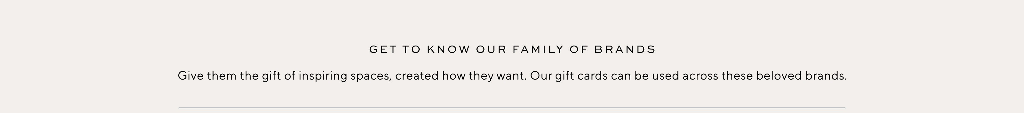 Gift Cards | Pottery Barn Australia