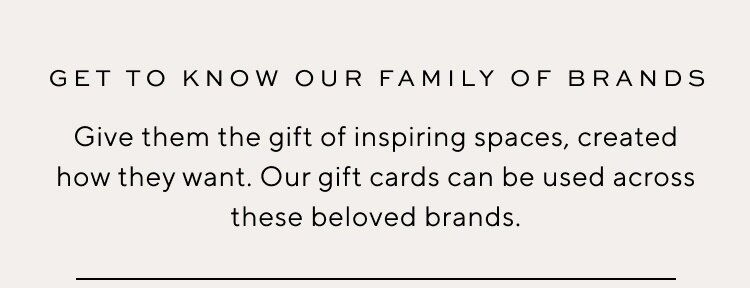 Gift Cards | Pottery Barn Australia