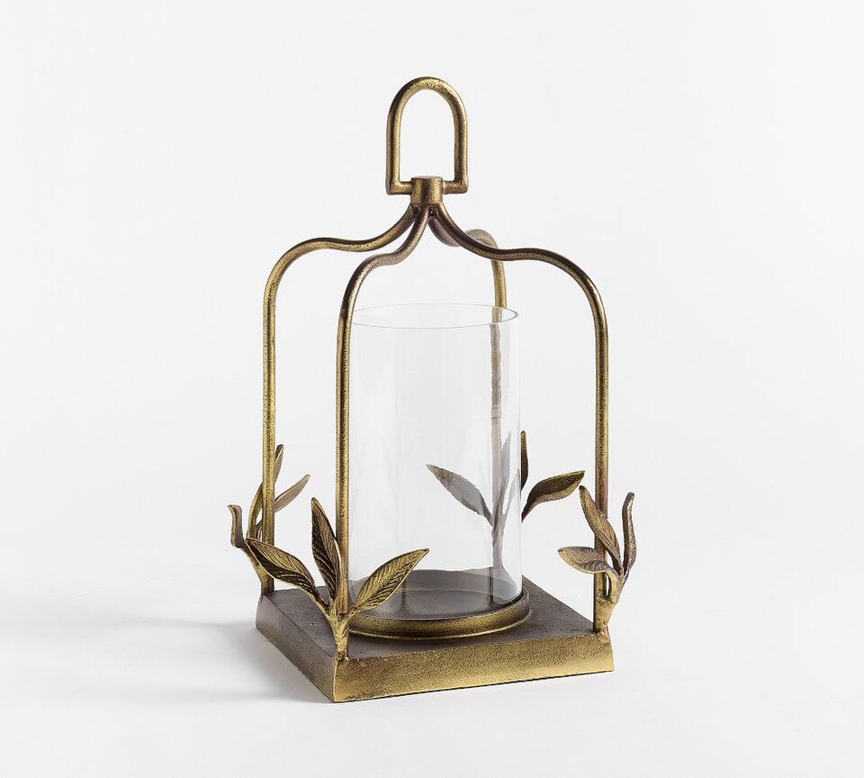 Botanical Forged-Iron Lantern | Pottery Barn Australia