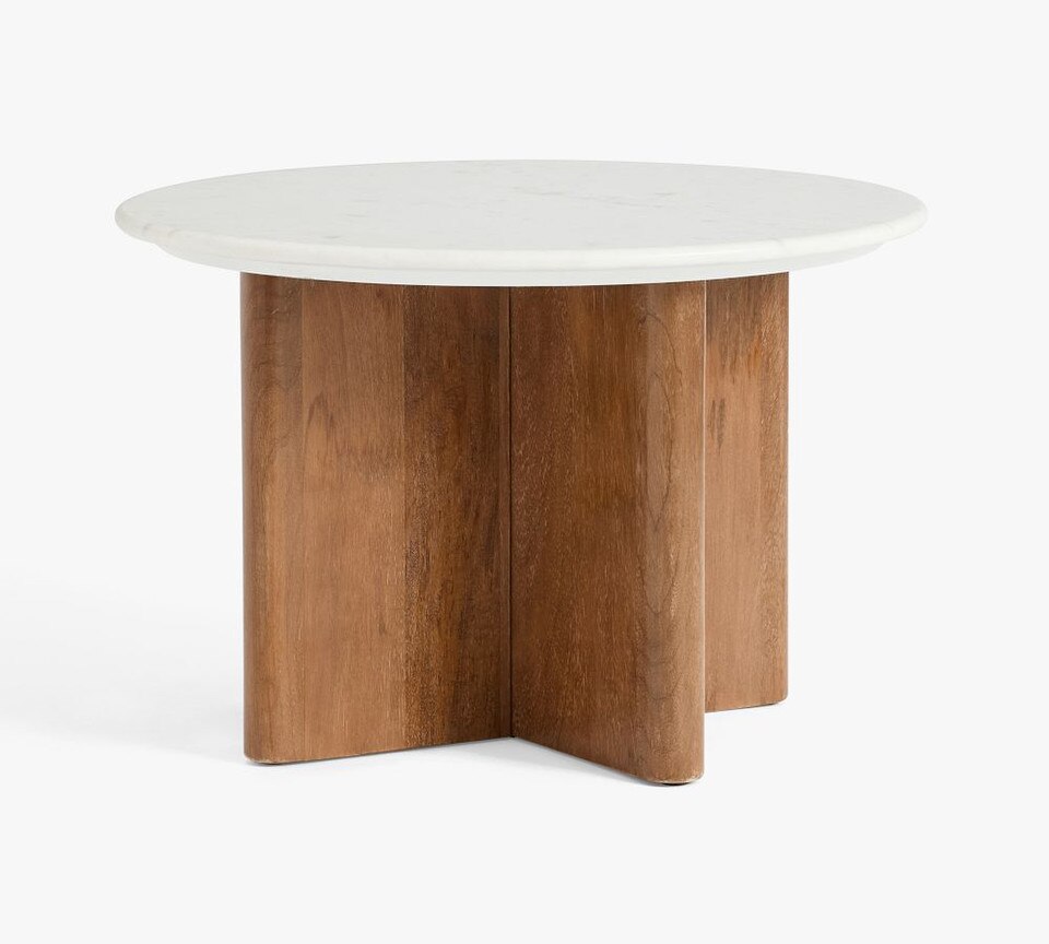 Cayman Round Marble Nesting Coffee Tables | Pottery Barn Australia