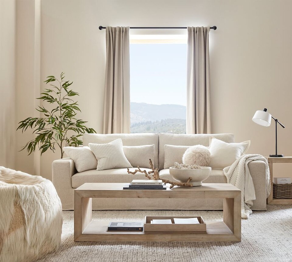 Chunky Knit Sweater Rug - Heathered Oatmeal - Pottery Barn Australia