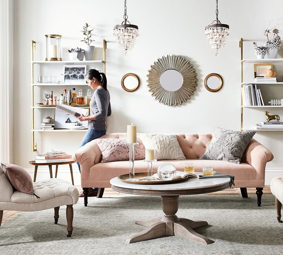 Clarissa Round Chandelier (10"-13")