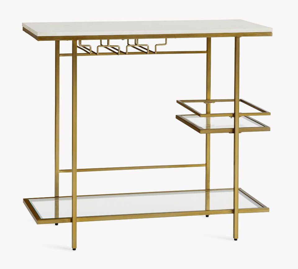 Delaney Marble Bar Console | Pottery Barn Australia