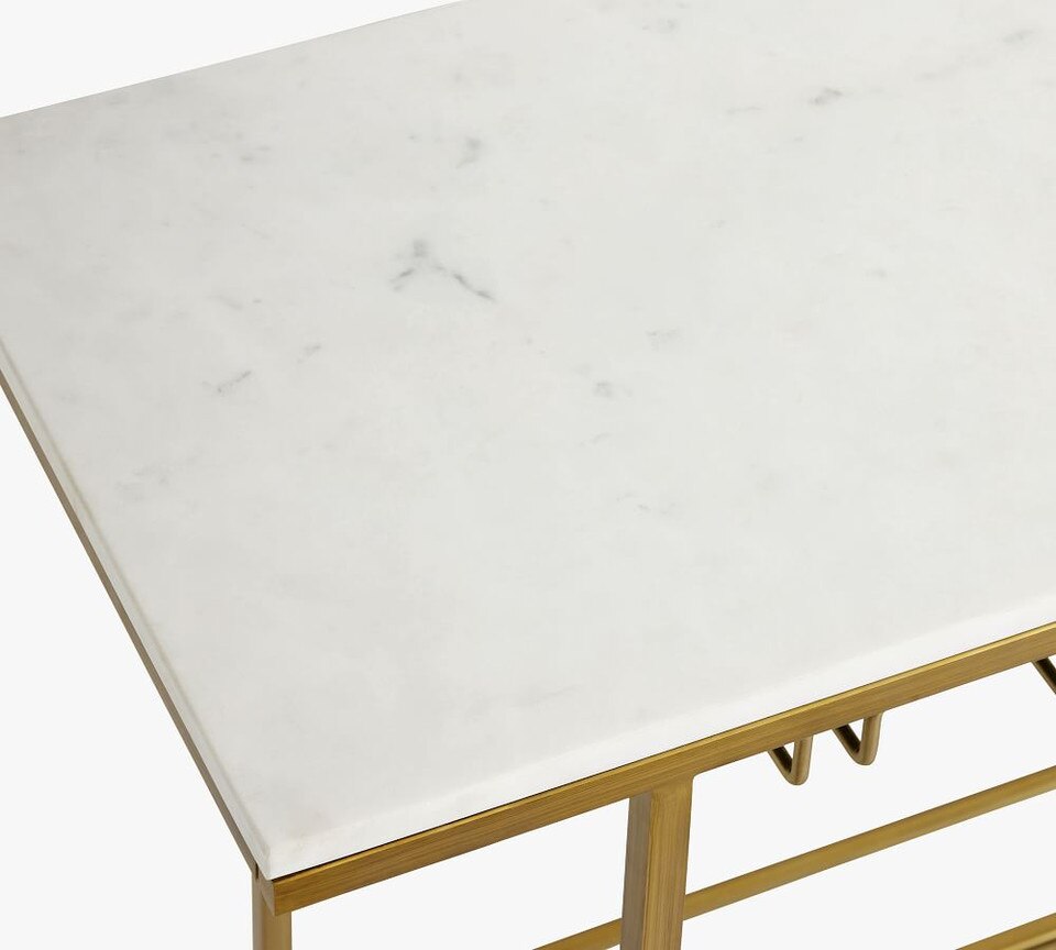 Delaney Marble Bar Console | Pottery Barn Australia