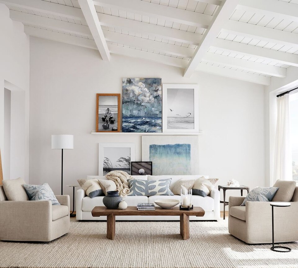 Delaney Marble C-Table - Pottery Barn Australia