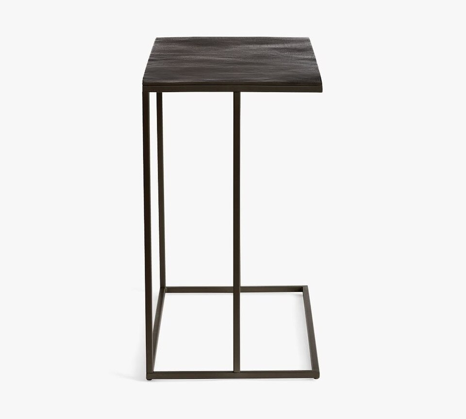 Duke 69 cm Rectangular Metal C-Table | Pottery Barn Australia