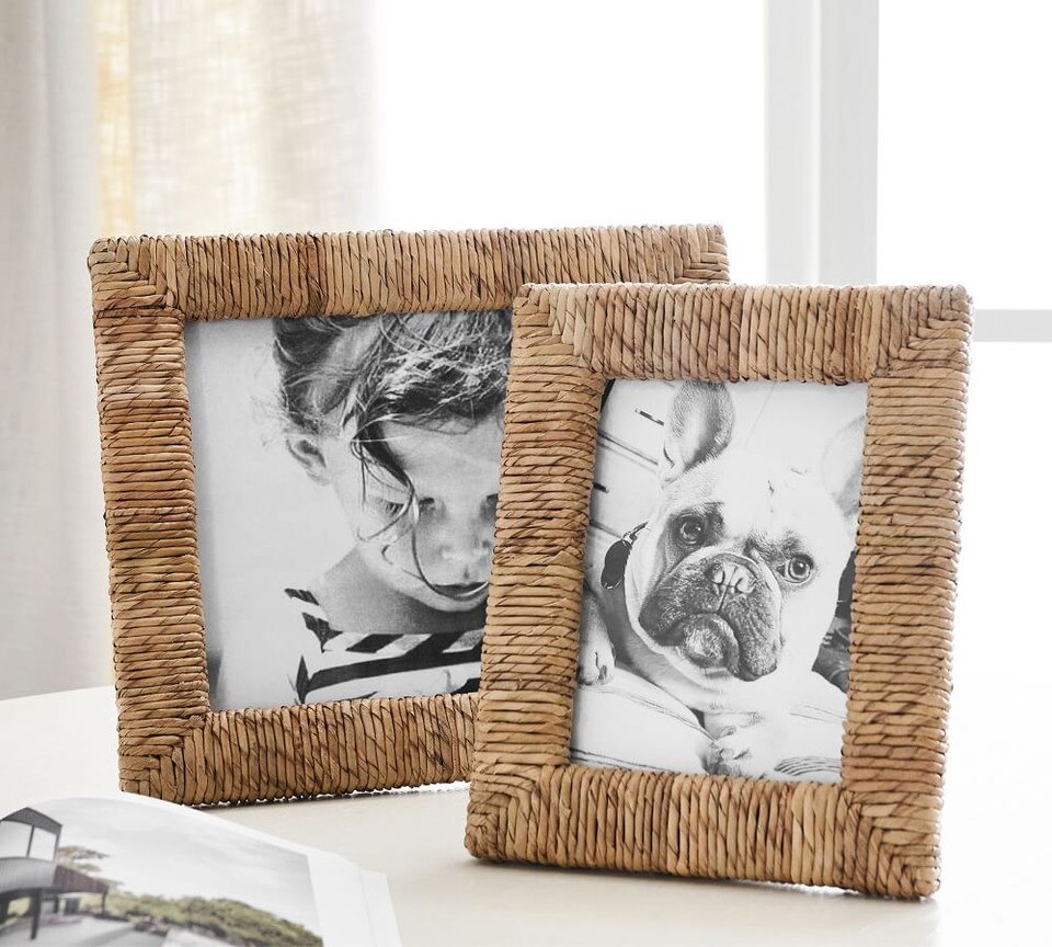 Malibu Woven Seagrass Frames - Pottery Barn Australia