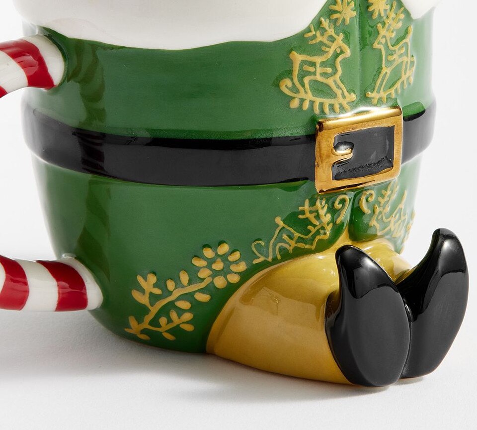 Elf Figural Stoneware Mug | Pottery Barn Australia