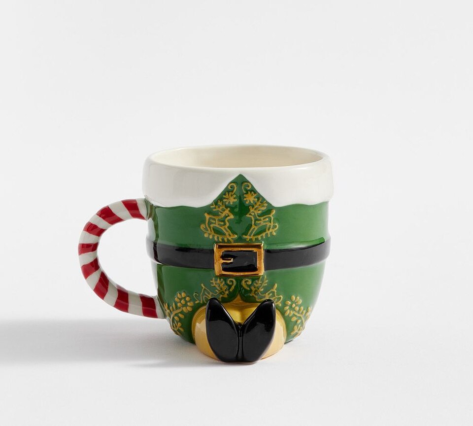 Elf Figural Stoneware Mug | Pottery Barn Australia