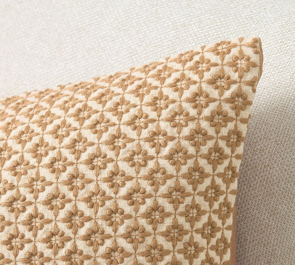 Eli Embroidered Cushion | Pottery Barn Australia