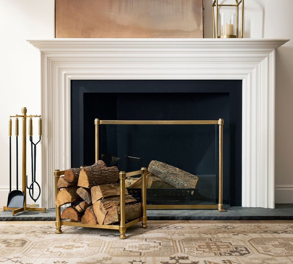 Pottery Barn Fireplace Screens
