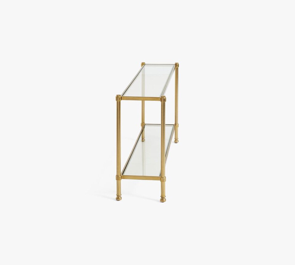 Everson Glass Console Table | Pottery Barn Australia