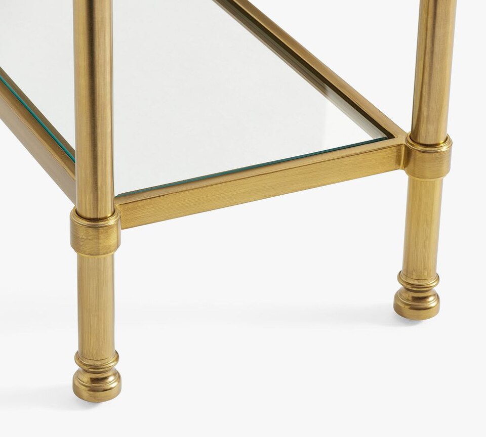 Everson Glass Console Table | Pottery Barn Australia