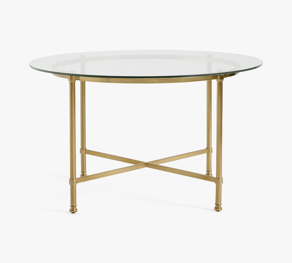 Everson Round Metal Pedestal Table (132 cm) | Pottery Barn Australia