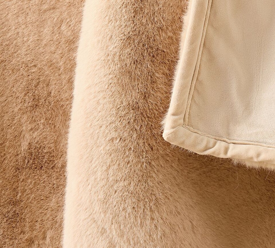 Faux Fur Mink Throw | Pottery Barn Australia