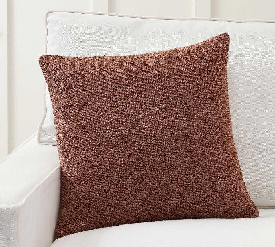Faye Linen Textured Cushion Covers - Pottery Barn Australia