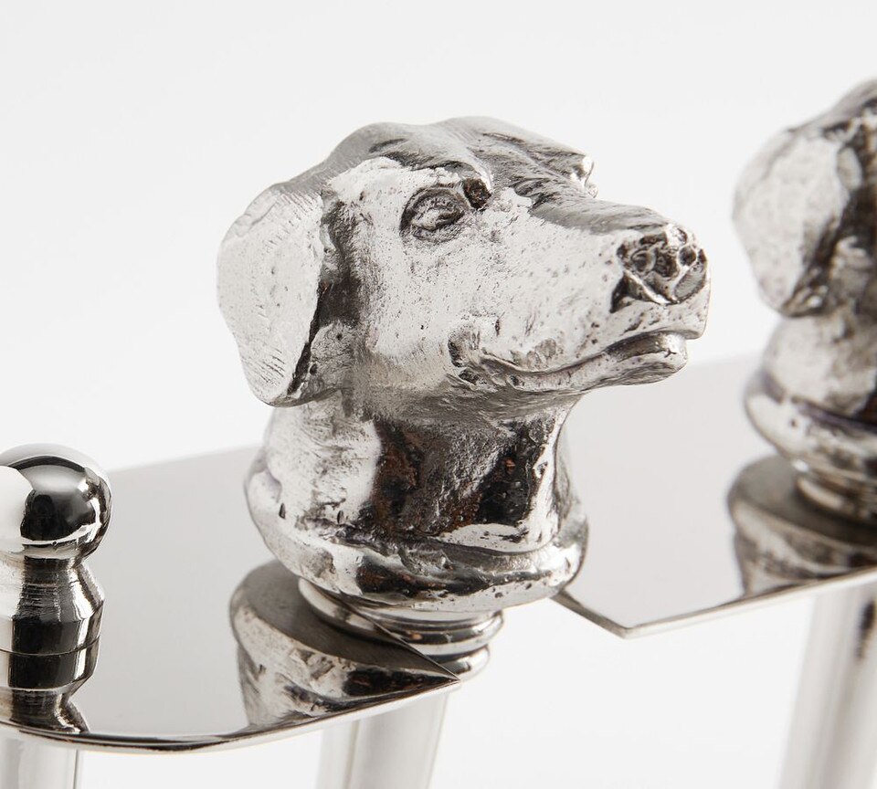 Figural Hound 4-Piece Bar Tools Set | Pottery Barn Australia