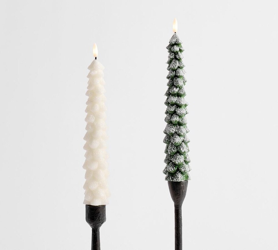 Flameless Tree Taper Candle | Pottery Barn Australia