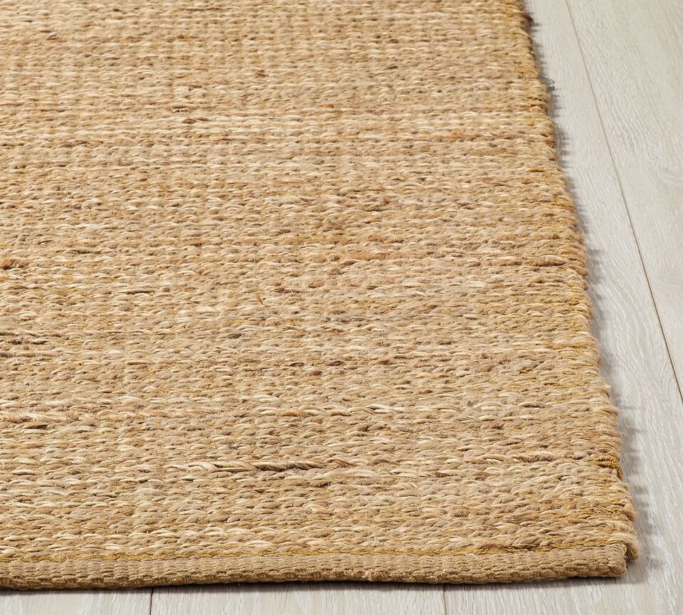 Heathered Chenille Jute Rug - Natural - Pottery Barn Australia