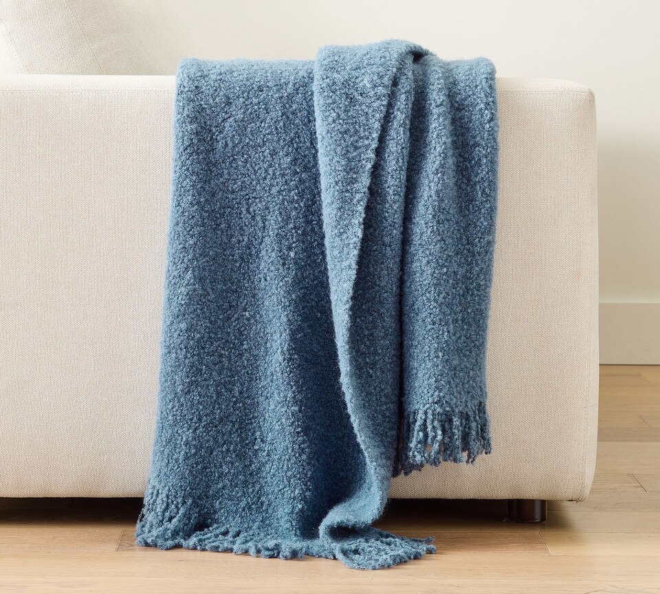 Boucle Knit Throw | Pottery Barn Australia