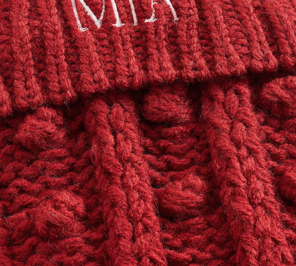 Knit Pom Pom Stocking | Pottery Barn Australia