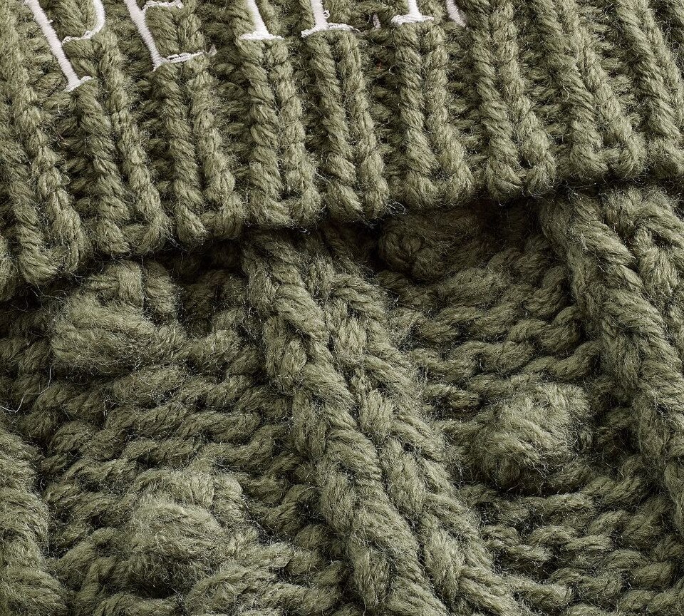 Knit Pom Pom Stocking | Pottery Barn Australia