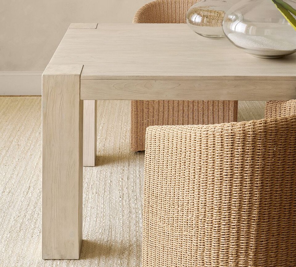 Laguna Rectangular Extendable Dining Table (218 cm -279.4 cm) | Pottery ...