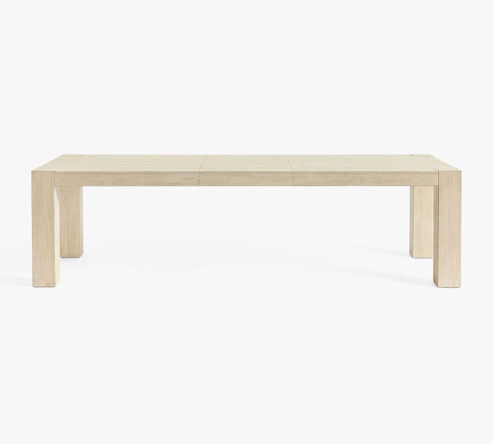 Laguna Rectangular Extendable Dining Table (218 cm -279.4 cm) | Pottery ...