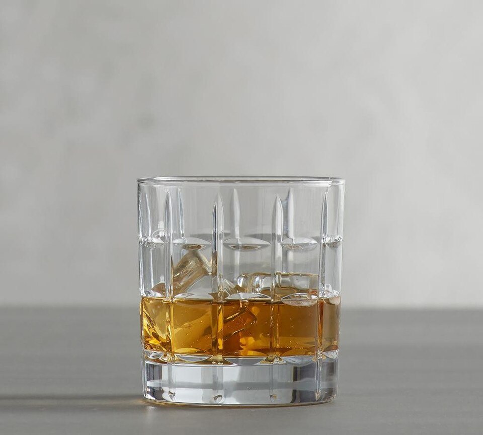 Library Hand-Cut Double Old-Fashioned Glass | Pottery Barn Australia