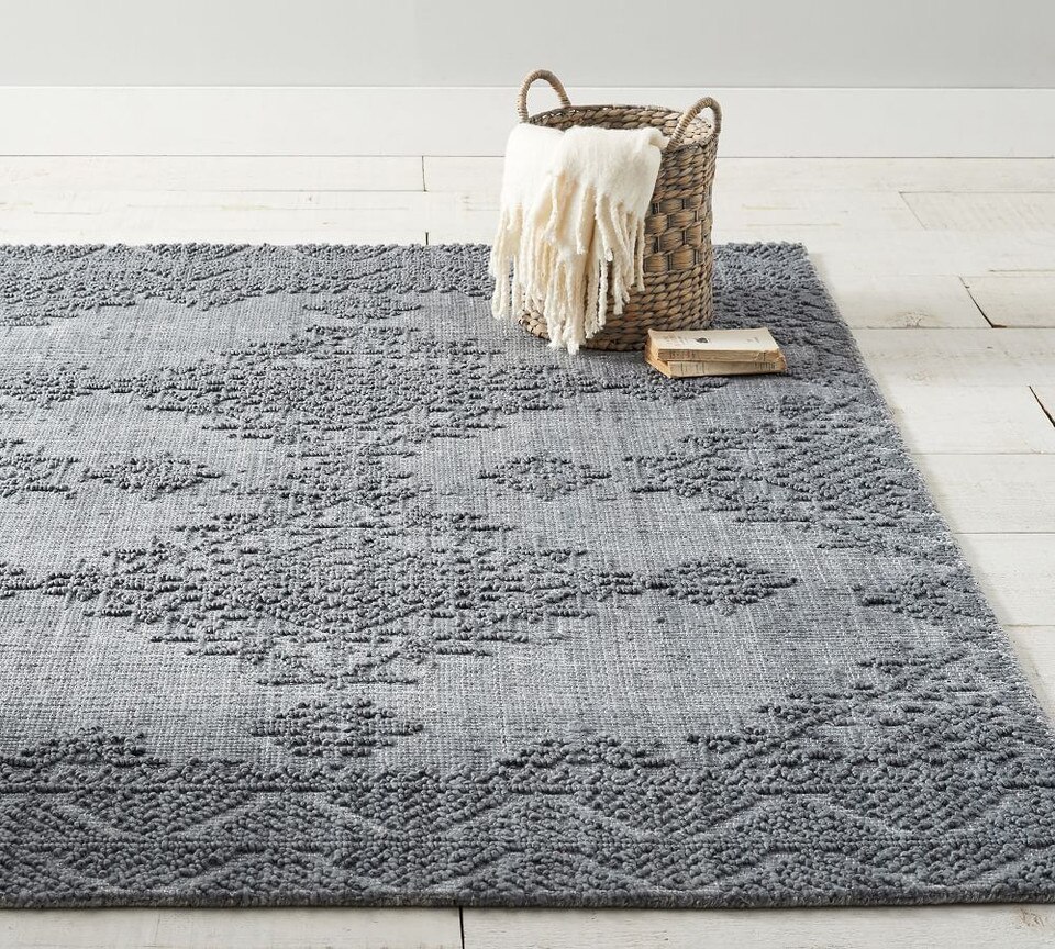 Pottery Barn Blue Rug
