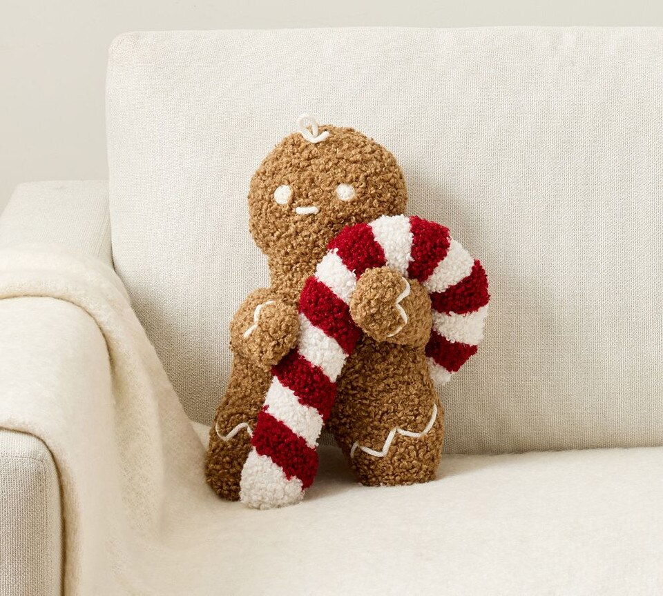 Little Spice Gingerbread Shaped Cushion | Pottery Barn Australia
