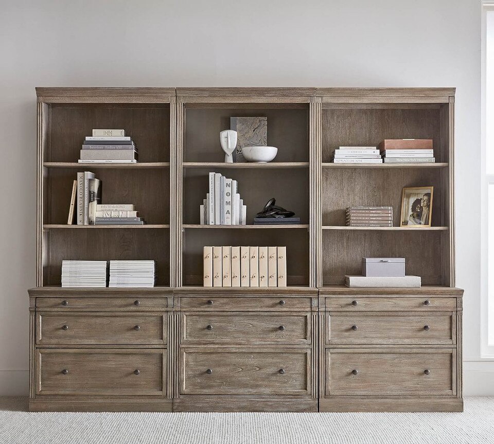 Livingston Lateral File Bookcase - Pottery Barn Australia
