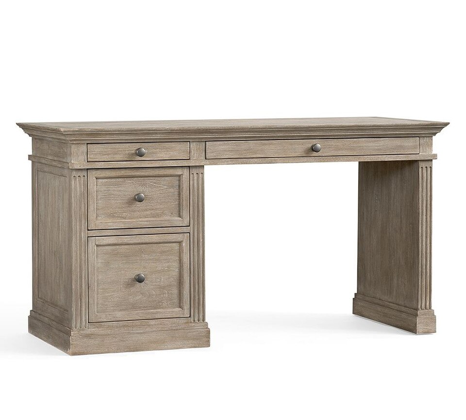 Livingston Single Cabinet Writing Desk (145 cm) | Pottery Barn Australia