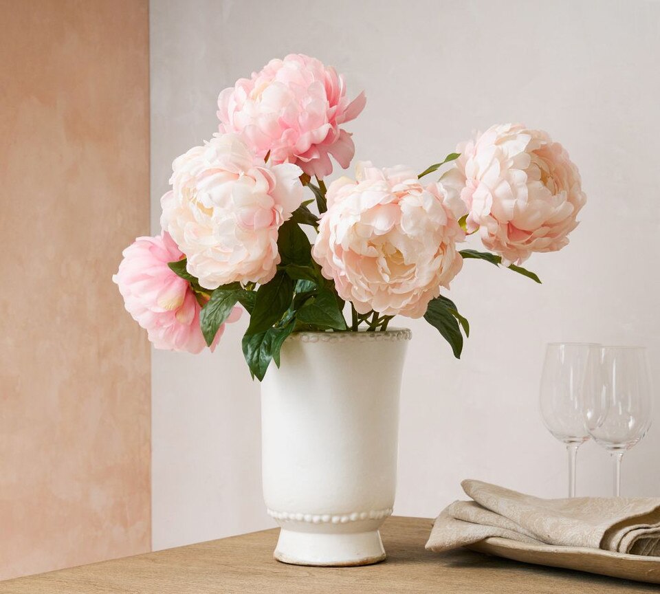 Faux Long Stem Peony Bundle | Pottery Barn Australia