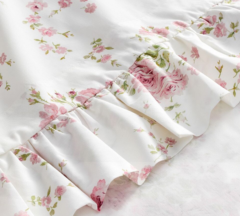 LoveShackFancy Antique Floral Printed Pillowcases - Set of 2 | Pottery ...