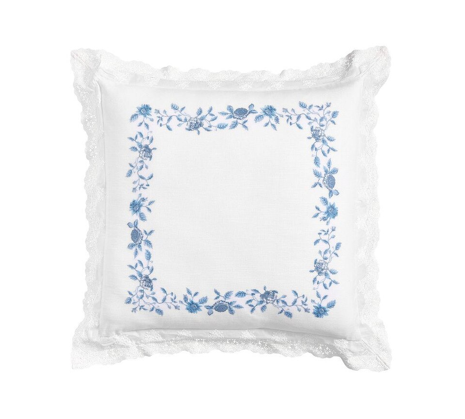 LoveShackFancy Blue Rose Pillowcase | Pottery Barn Australia
