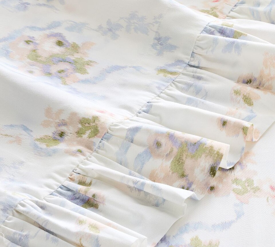 LoveShackFancy Manorbrooke Bouquet Printed Pillowcases - Set of 2 ...