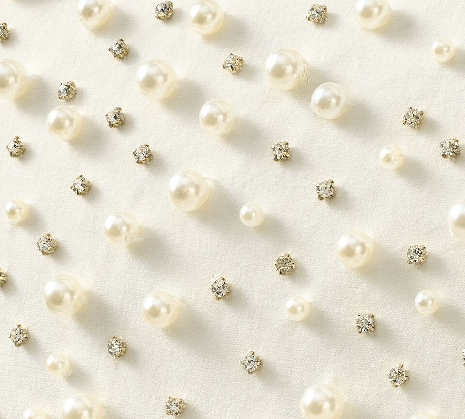 LoveShackFancy Pearl Lumbar Cushion Cover | Pottery Barn Australia