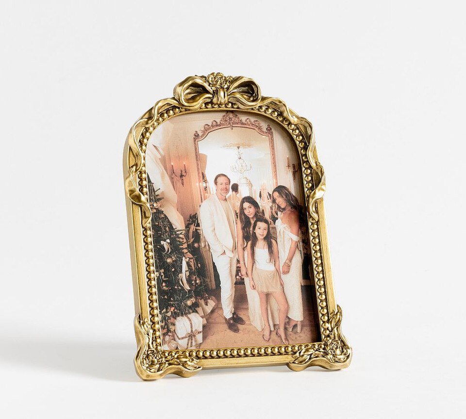 LoveShackFancy Gold Bow Frame | Pottery Barn Australia