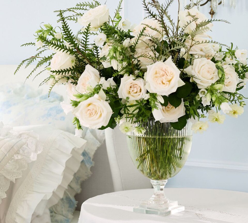 LoveShackFancy Fluted Glass Vase