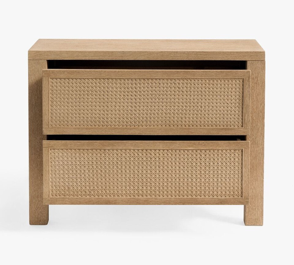 Marina Cane Nightstand (32")