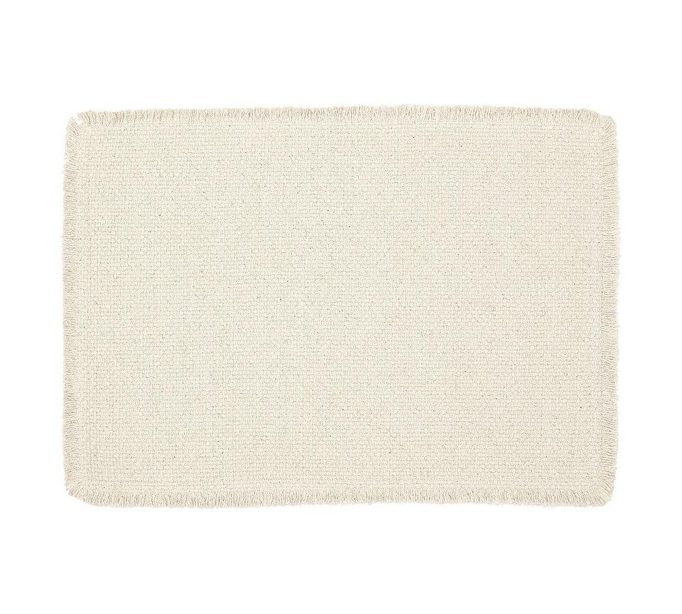 Mason Handwoven Cotton Fringe Placemats