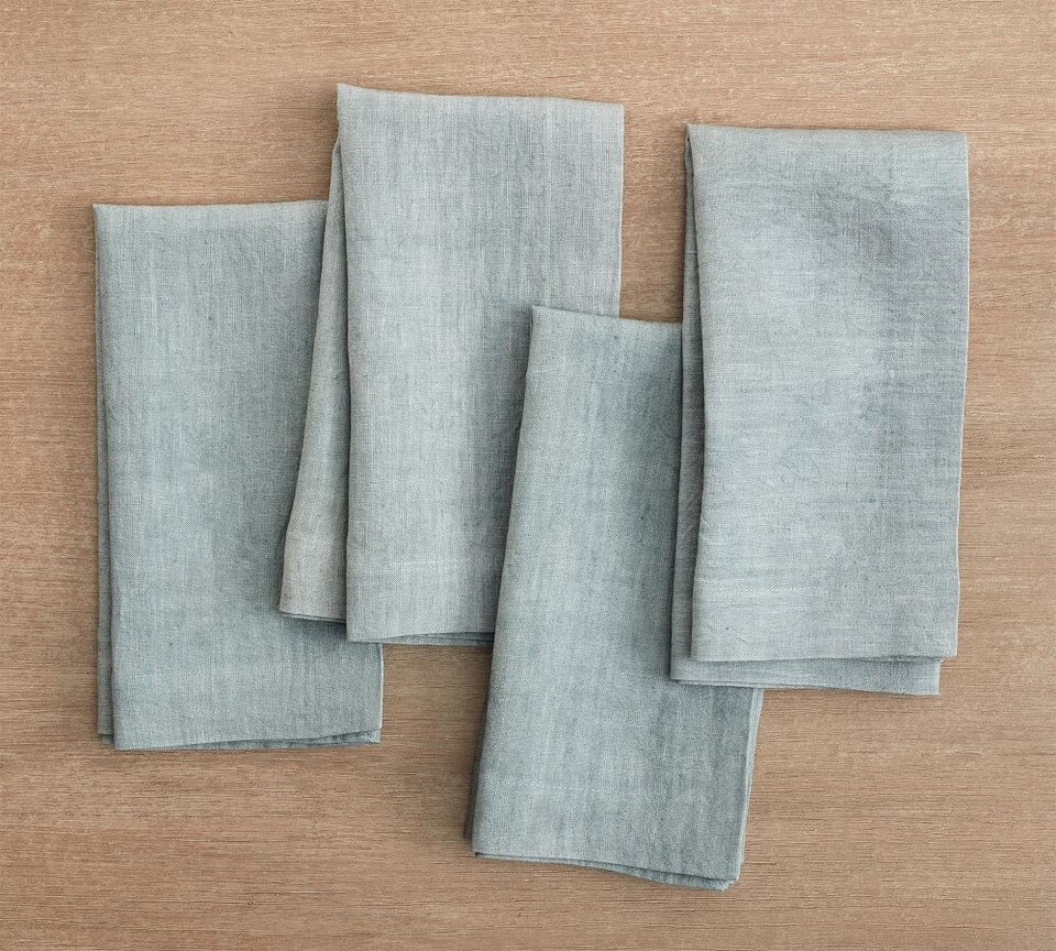 Mason Oversized Linen Napkins - Pottery Barn Australia