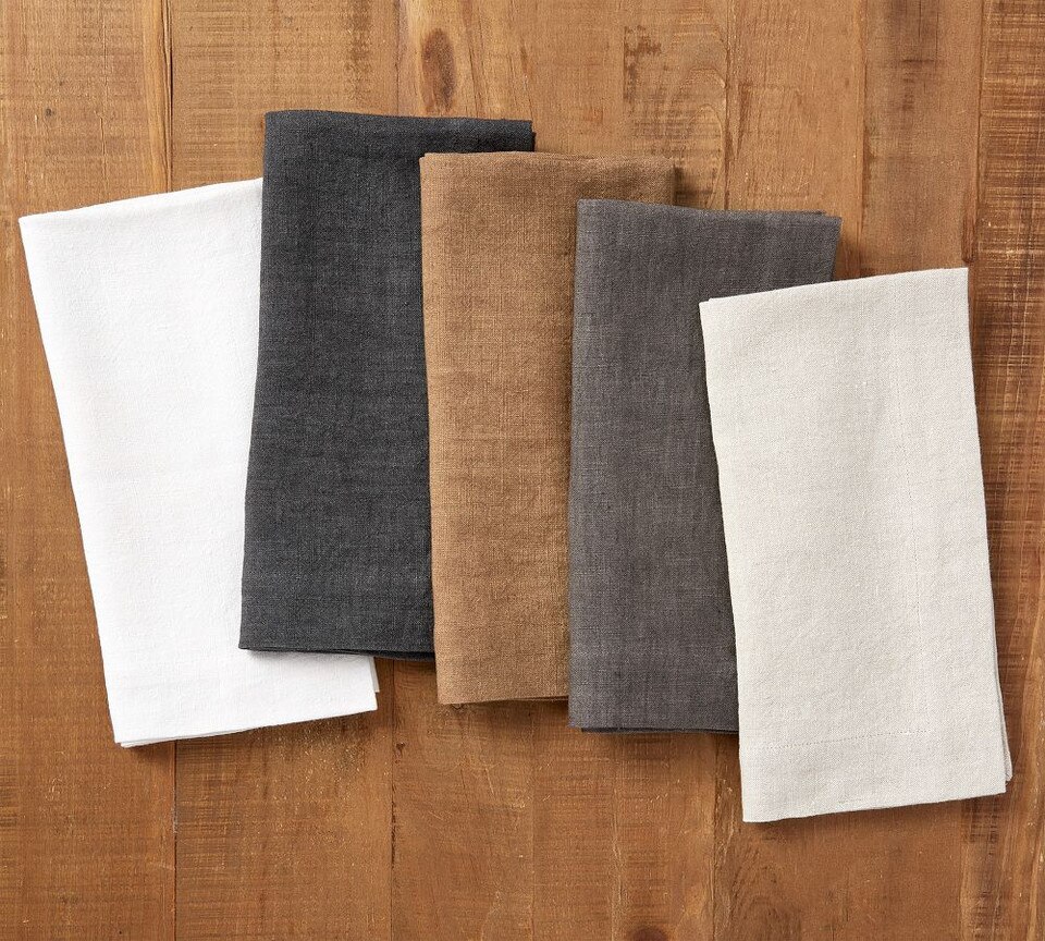 Mason Oversized Linen Napkins | Pottery Barn Australia