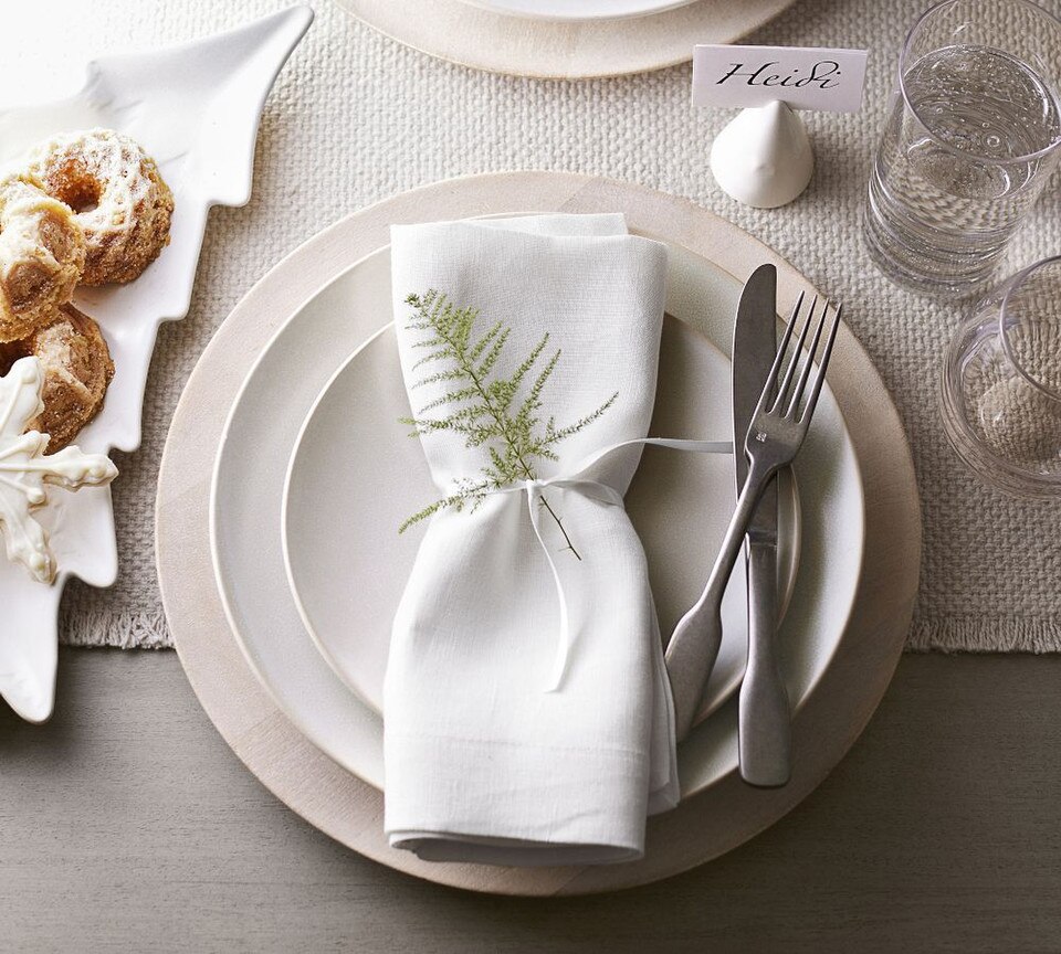 Mason Oversized Linen Napkins | Pottery Barn Australia