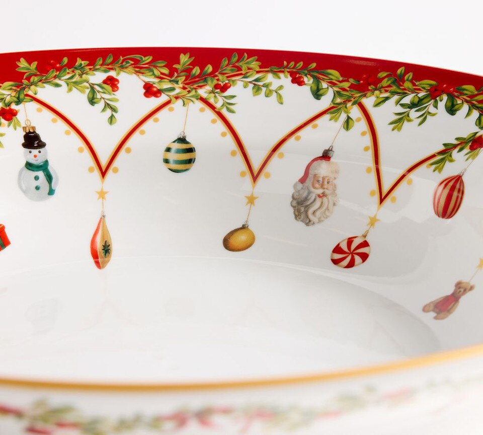 Nostalgic Christmas Icon Serving Bowl | Pottery Barn Australia