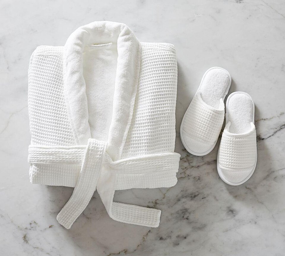 Waffle-Weave Resort Robe | Pottery Barn Australia