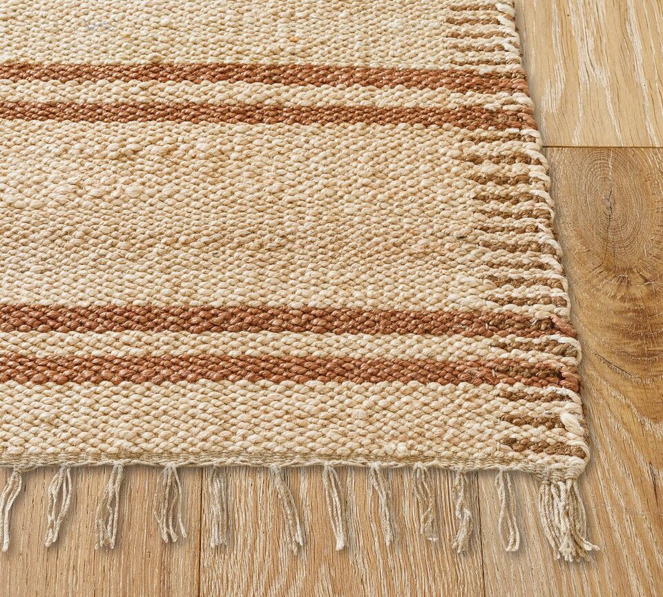 Rory Stripe Natural Fibre Rug | Pottery Barn Australia