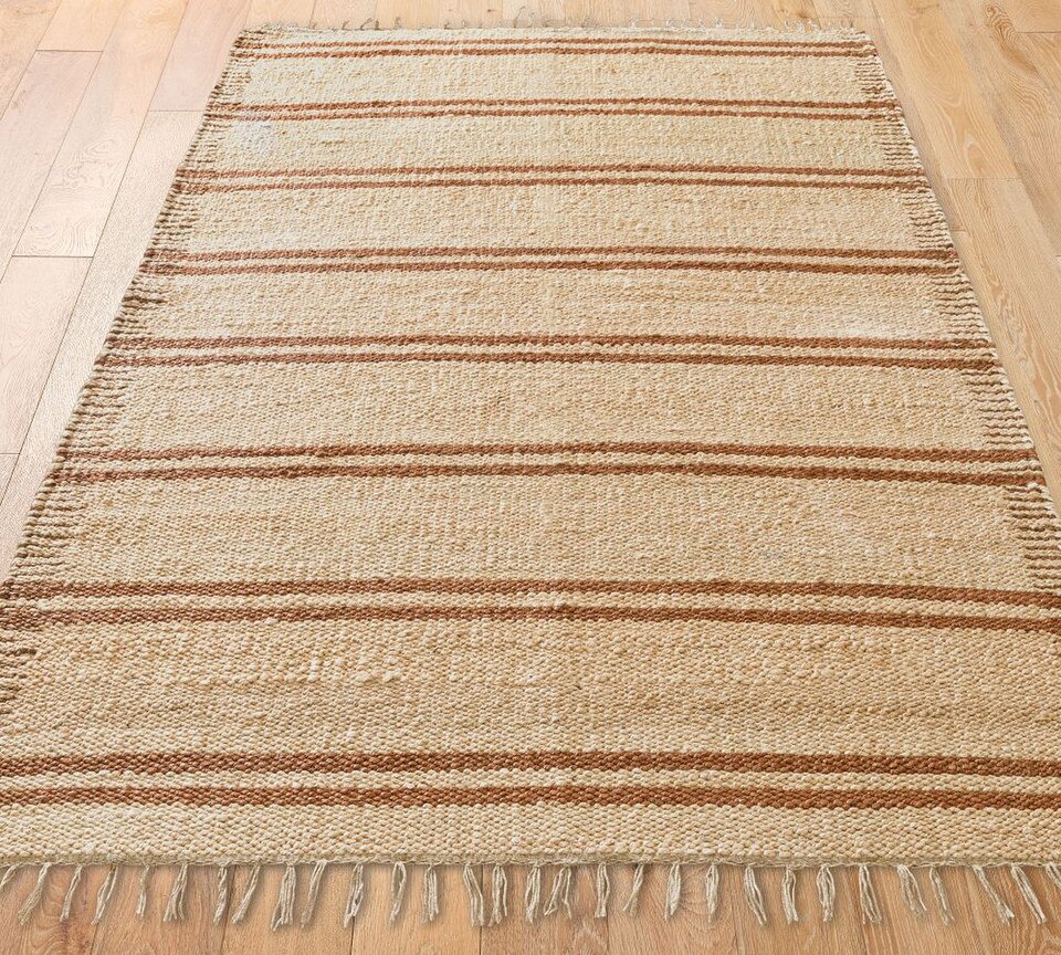 Rory Stripe Natural Fibre Rug | Pottery Barn Australia